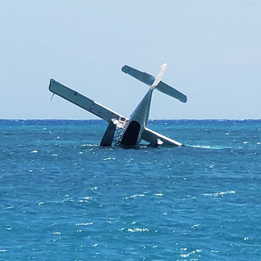 PILOT UNINJURED IN SEAPLANE CRASH OFF DRY TORTUGAS