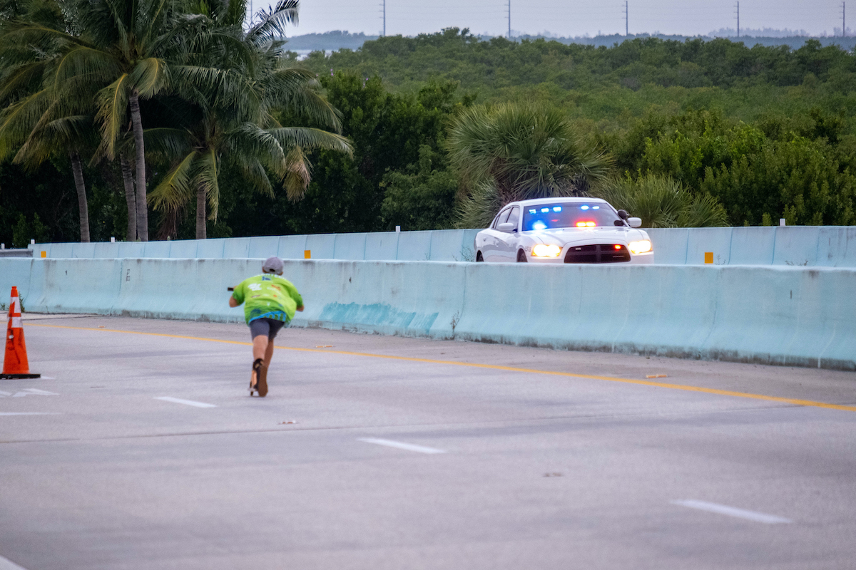 Hundreds trek across Jewfish Creek Bridge