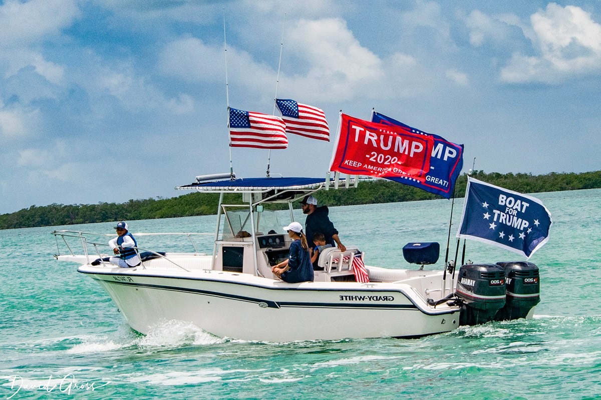 Trump supporters take to waters in Keys parade