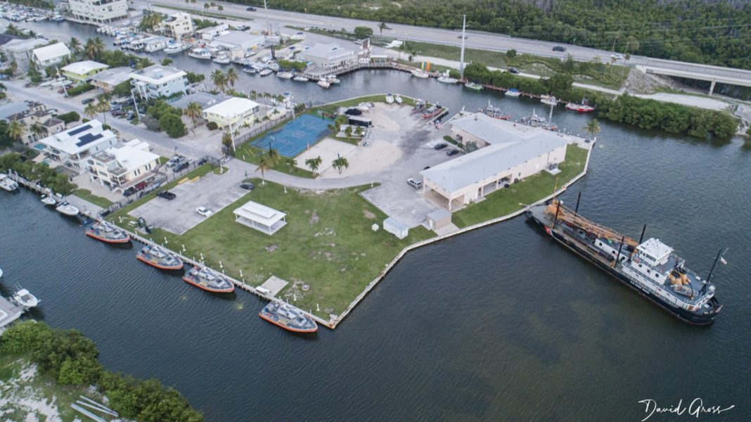 CGC Hudson, response boats dock in Islamorada