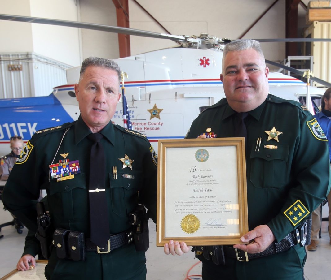 SIX MEMBERS OF SHERIFF'S OFFICE PROMOTED TO NEW POSITIONS