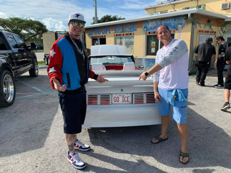 NASCAR driver and rapper make commercial in Keys