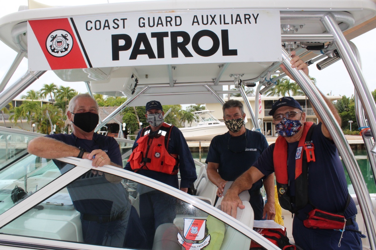 COAST GUARD AUXILIARY ASSISTS AIR STATION MIAMI DRILLS