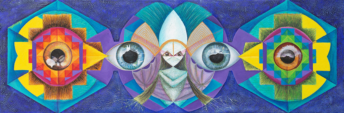 MARATHON ARTIST CREATES FRACTAL, GEOMETRIC ART THAT MESMERIZES