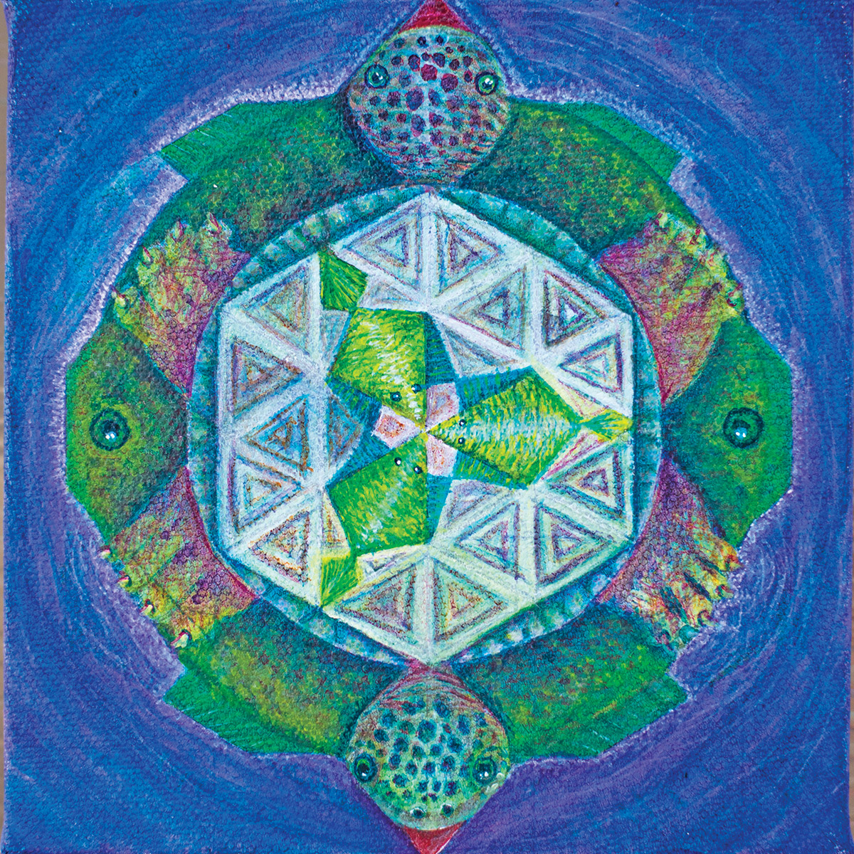 MARATHON ARTIST CREATES FRACTAL, GEOMETRIC ART THAT MESMERIZES