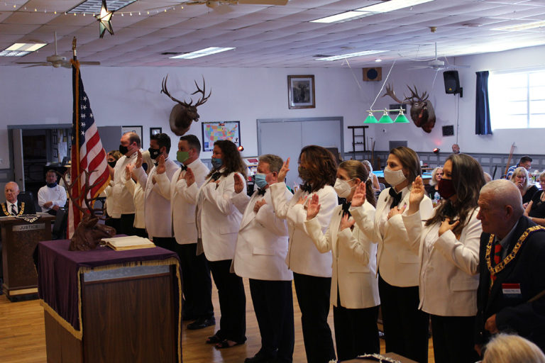 NEW OFFICERS INSTALLED AT ELKS LODGE IN TAVERNIER