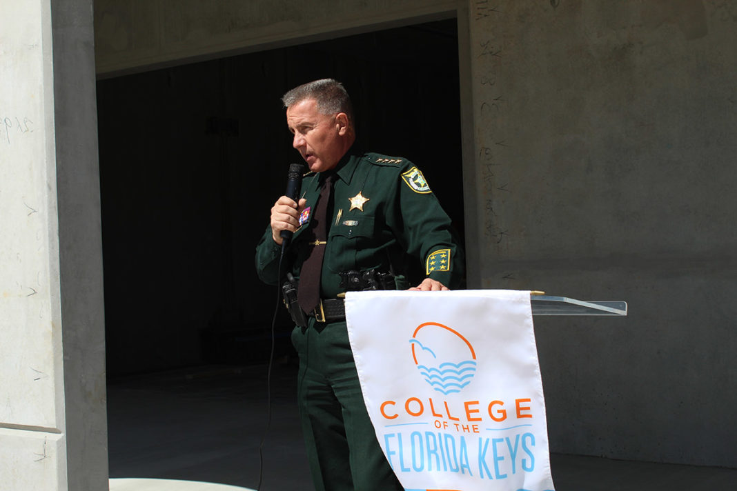 College’s Upper Keys Center holds ‘topping out’ ceremony