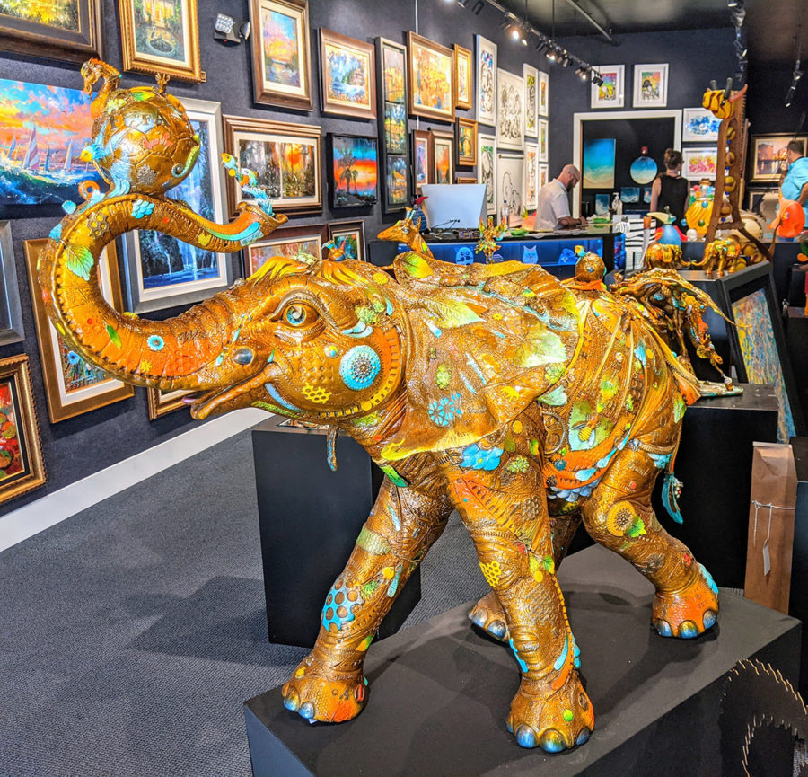 OCEAN BLUE GALLERIES MAKES FINE ART FUN ON DUVAL STREET