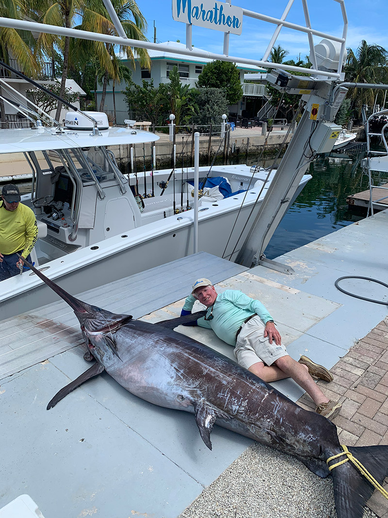 Marathon man catches 488-pound swordfish on May 2