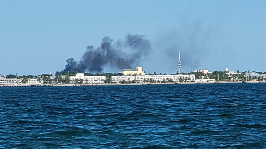 KEY WEST BLAZE ON ASHE STREET BURNED HOT & FAST