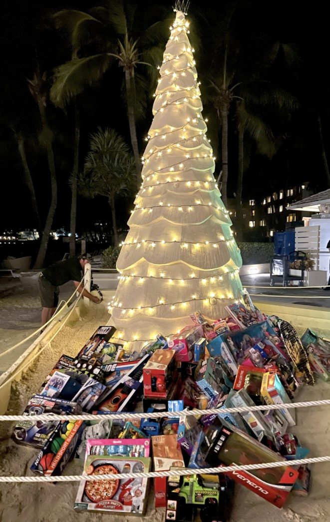 IN PICTURES: CASA MARINA RESORT COLLECTS DONATED TOYS UNDER SANDCASTLE ...