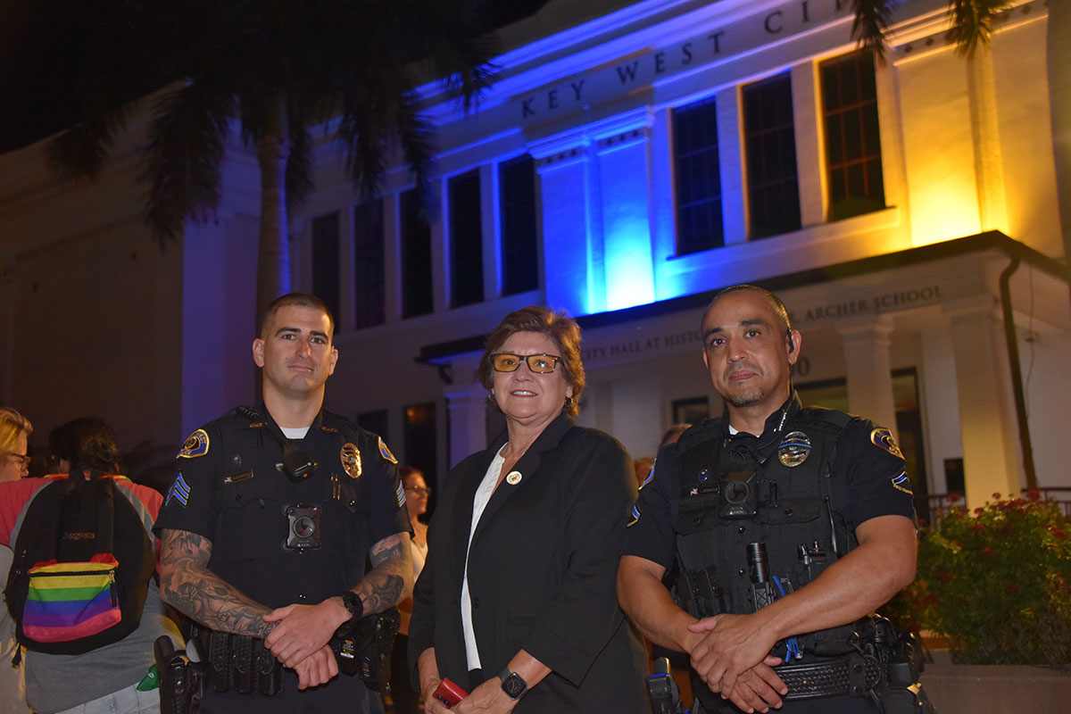 KEY WEST LIGHTS UP IN SUPPORT OF UKRAINE
