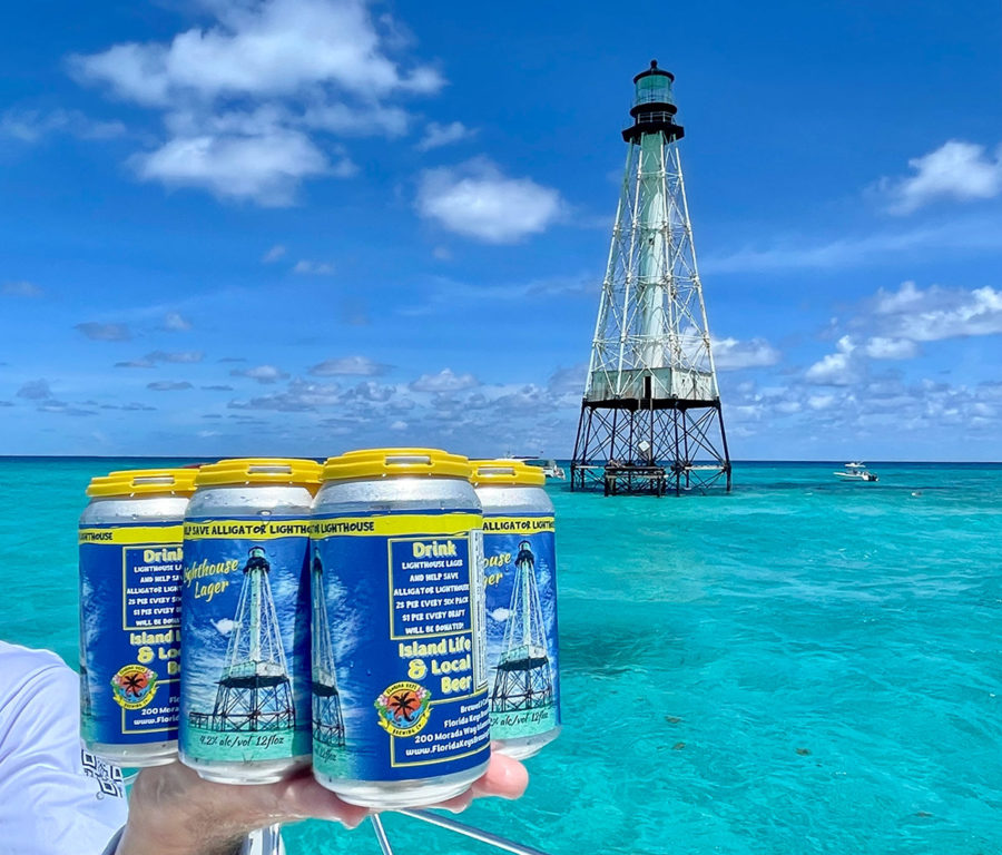 FLORIDA KEYS BREW BENEFITS ICONIC BEACON OFF ISLAMORADA