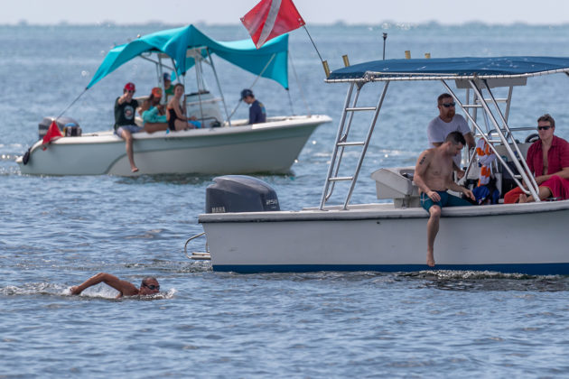 IN PICTURES: 12.5-MILE SWIM AROUND KEY WEST DRAWS 172 ATHLETES
