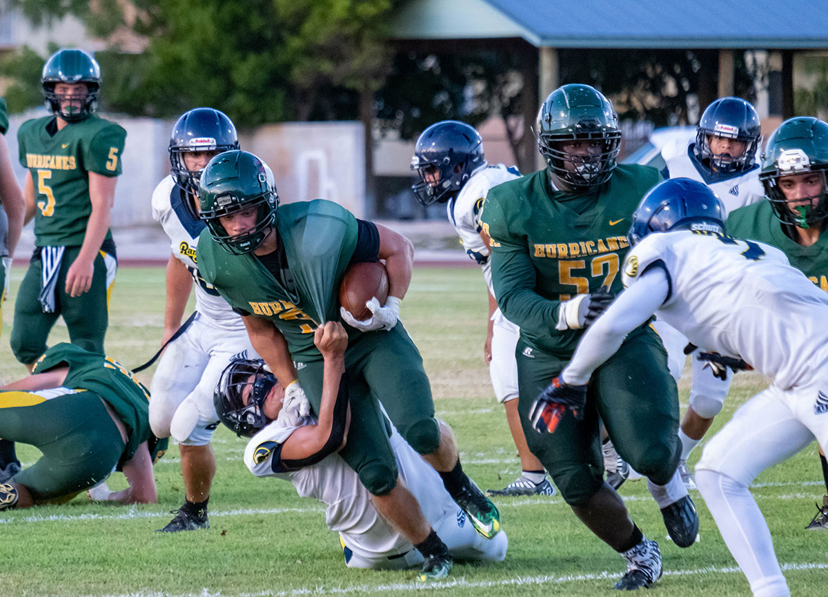IN PICTURES: ’CANES BATTLE TOUGH IN PRESEASON GAME AGAINST CORAL PARK