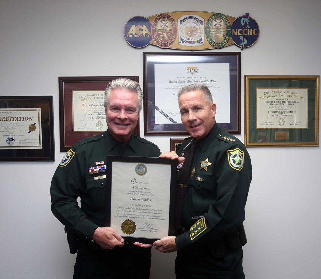 SHERIFF PROMOTES 3 TO LOWER KEYS LEADERSHIP