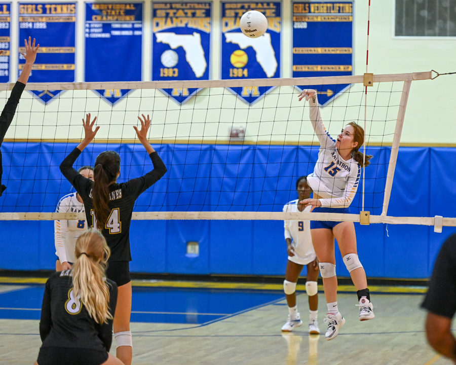 IN PICTURES: CORAL SHORES HURRICANES DOWN MARATHON DOLPHINS IN VOLLEYBALL