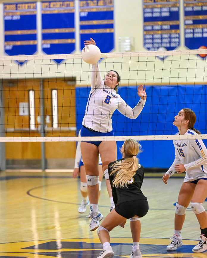 IN PICTURES: CORAL SHORES HURRICANES DOWN MARATHON DOLPHINS IN VOLLEYBALL