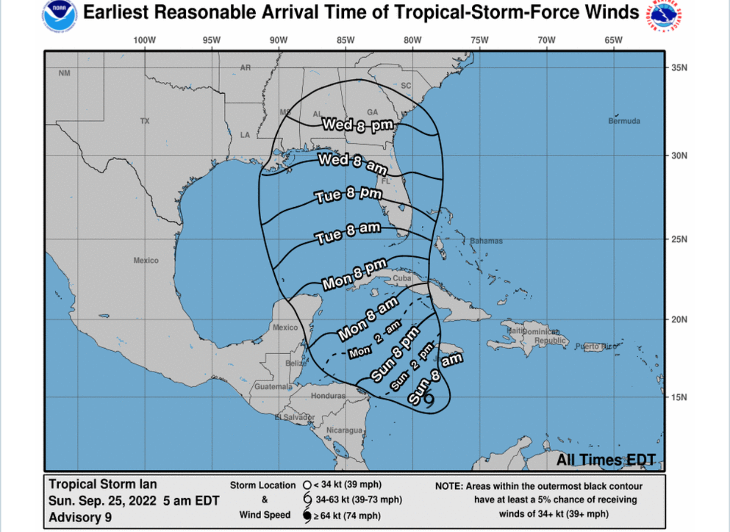 STORM UPDATE: IAN HEADS ‘WELL WEST’ OF KEYS; TROPICAL STORM CONDITIONS ...