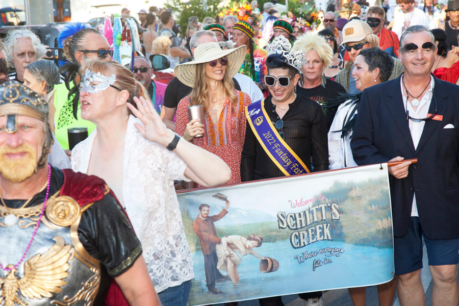 THOUSANDS FILL KEY WEST'S OLD TOWN FOR MASQUERADE MARCH