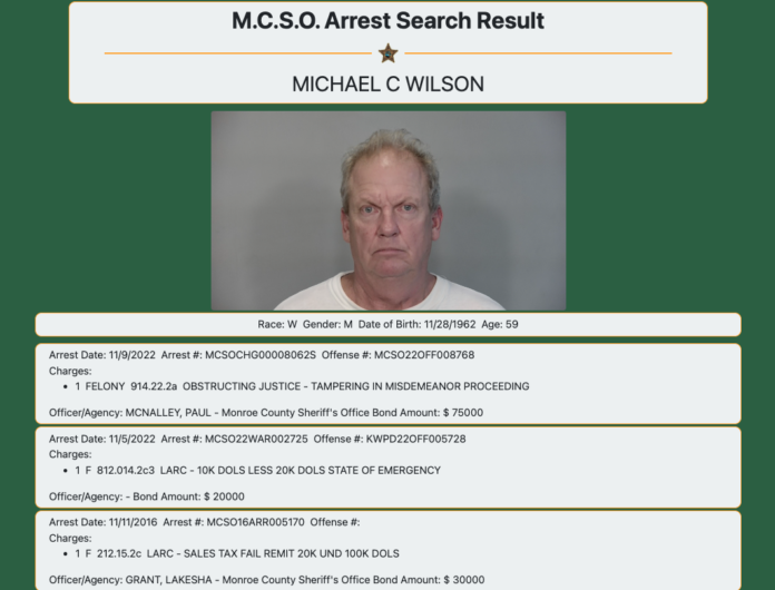 FORMER KEY WEST YACHT CLUB MANAGER ARRESTED FOR THEFT, THEN GUN THREATS