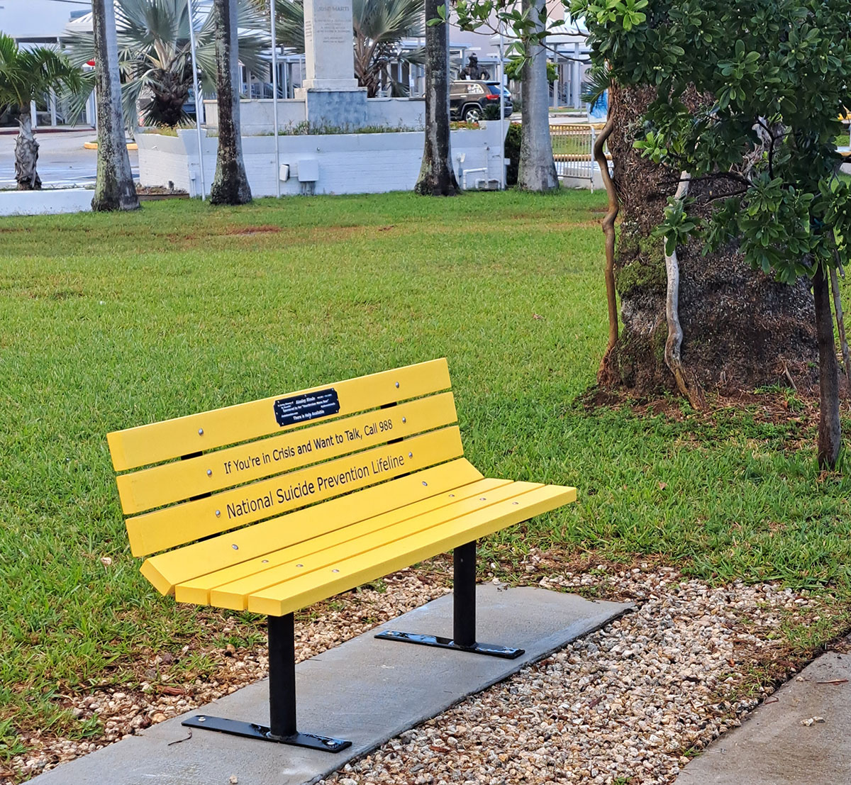 FROM PAIN TO POSITIVITY — KEY WEST DEDICATES BAYVIEW PARK BENCHES ...