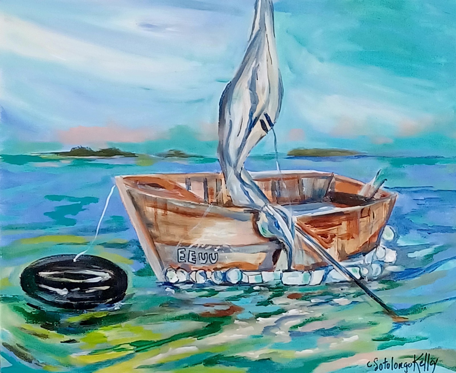 STUDIO SPOTLIGHT: CUBAN ARTIST PAINTS THE JOURNEY TO FREEDOM