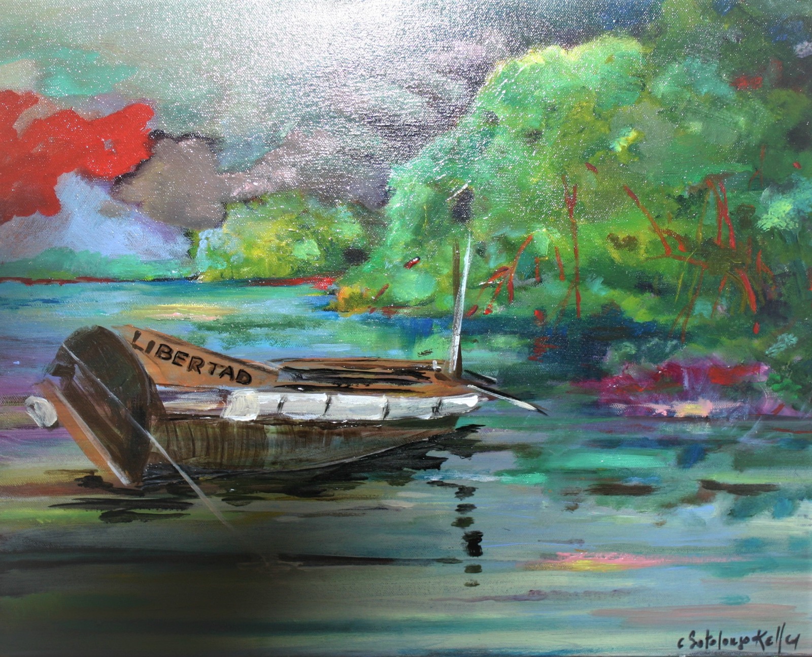 STUDIO SPOTLIGHT: CUBAN ARTIST PAINTS THE JOURNEY TO FREEDOM