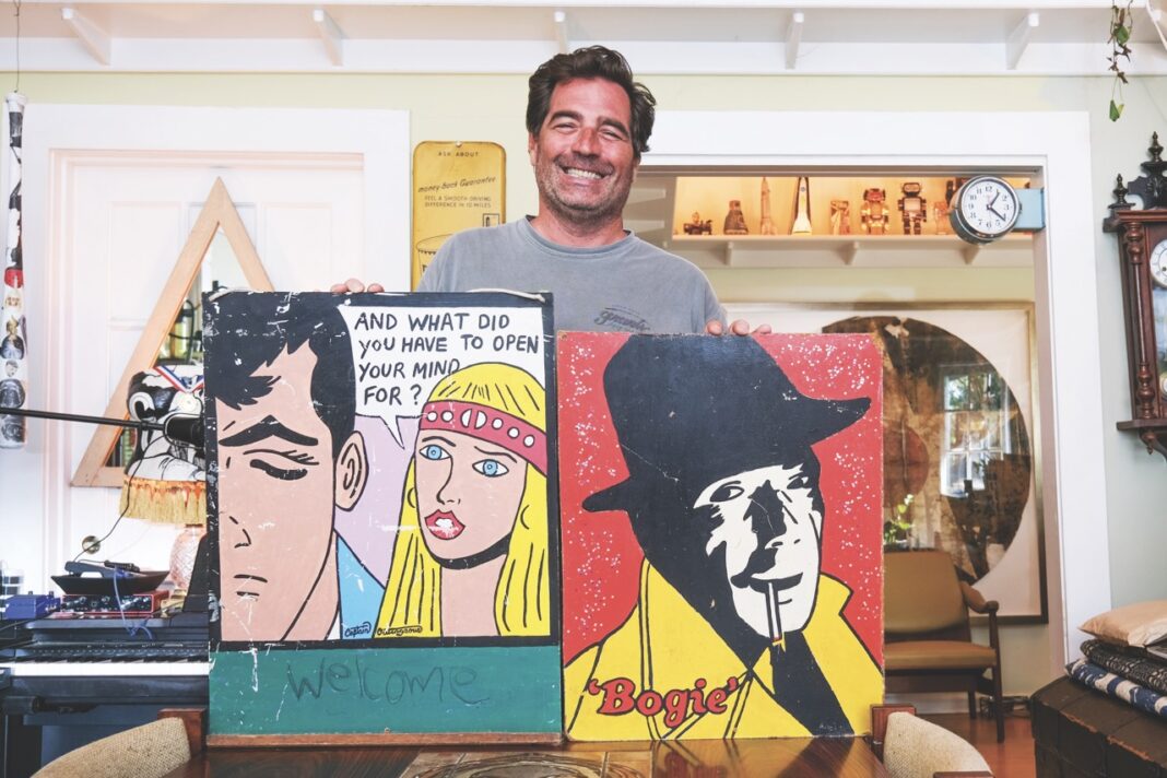 HOME & GARDEN MAGAZINE: OUTRAGEOUS ART — THE CAPTAIN & THE COLLECTOR