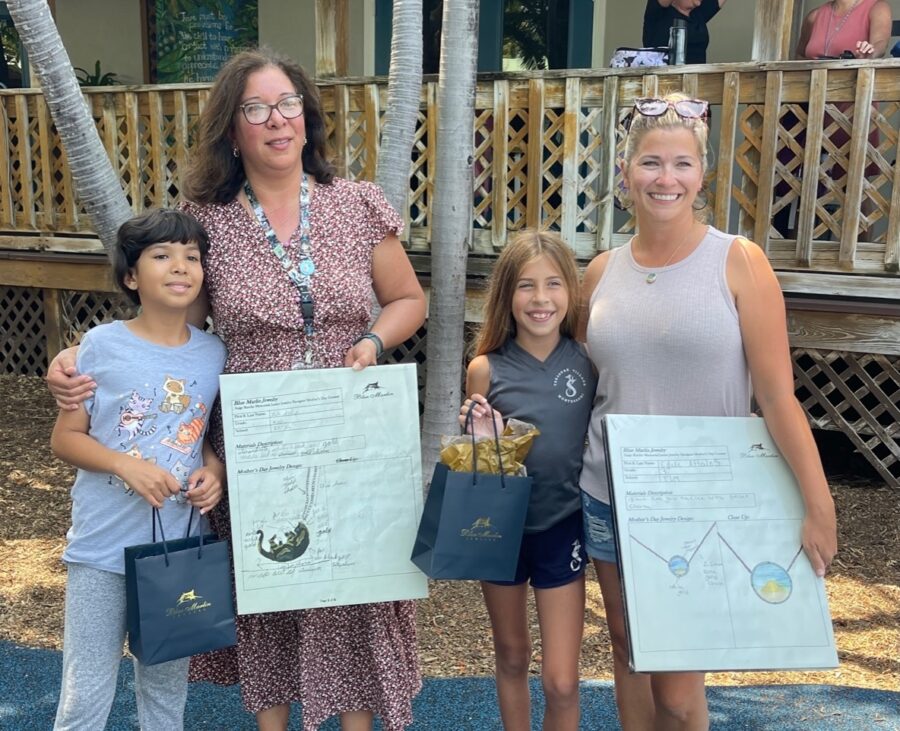 UPPER KEYS MOMS RECEIVE KIDS’ JEWELRY CREATIONS AS PART OF BLUE MARLIN ...