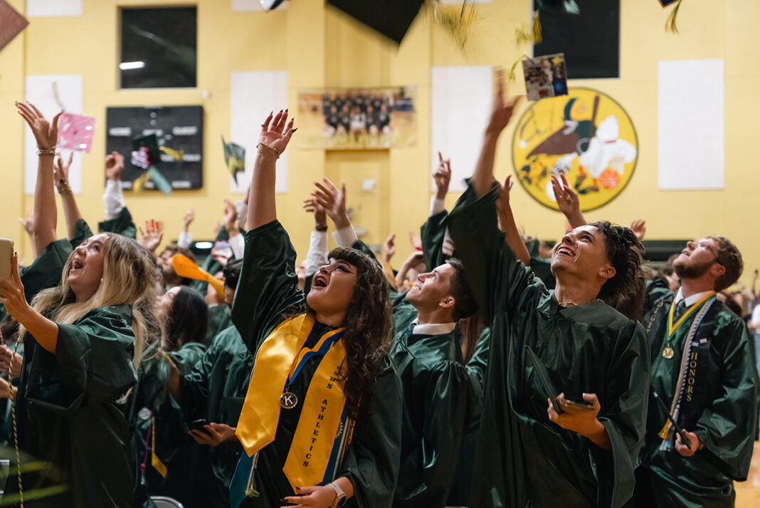 CORAL SHORES’ 189 GRADUATES GRAB DIPLOMAS & TOSS CAPS