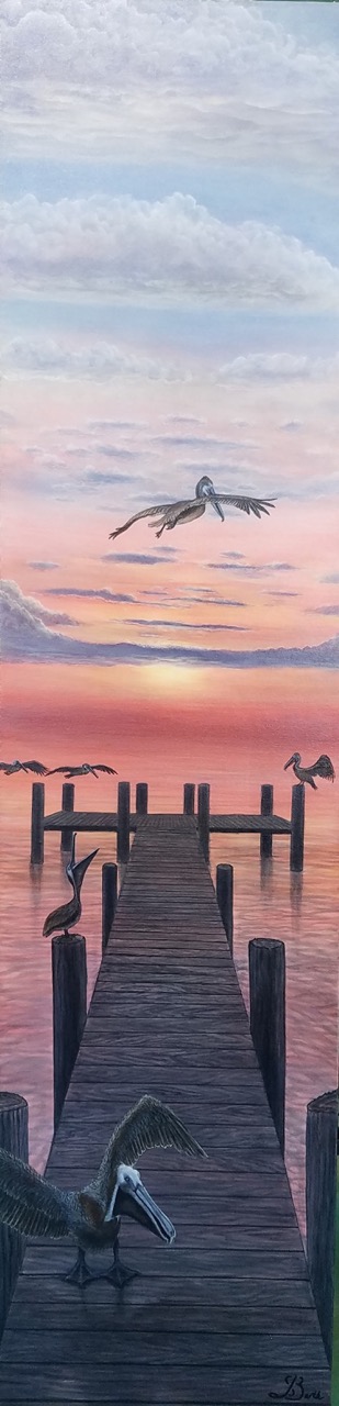 ARTIST JASON BARTH PAYS CLOSE ATTENTION TO DETAIL WHEN PAINTING THE ...