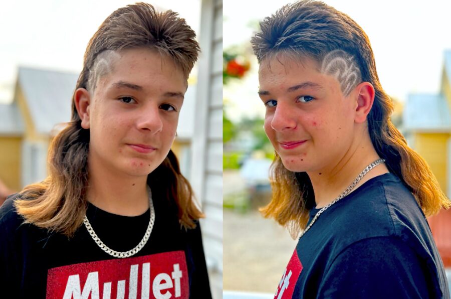 PARTY IN THE BACK: KEYS TEEN A FINALIST IN NATIONAL MULLET CONTEST