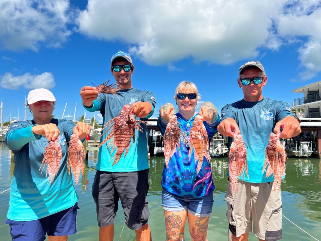 HUNTERS CATCH A RECORD 1,898 LIONFISH DURING KEYS DERBY