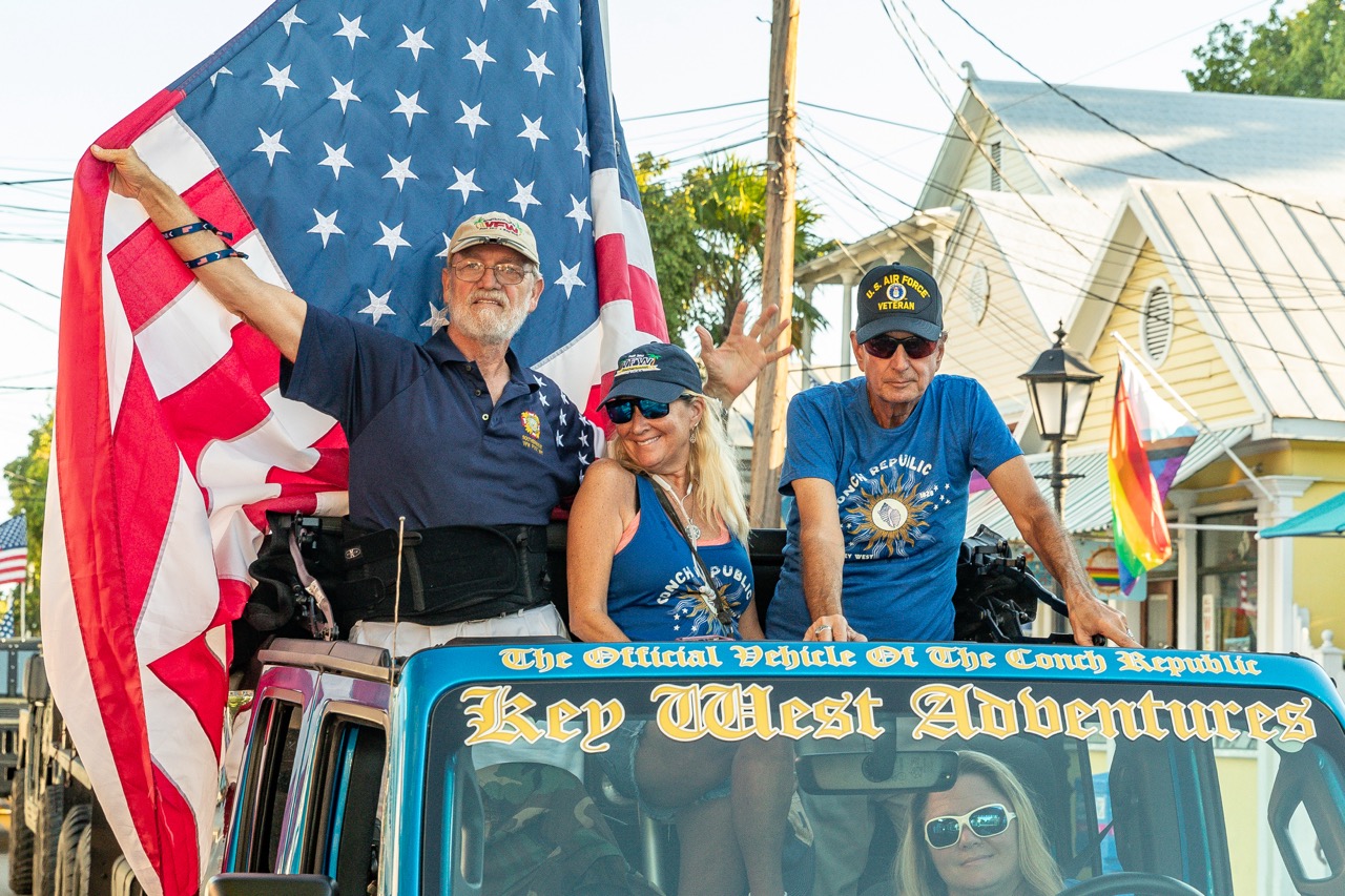 I PLEDGE ALLEGIANCE…KEY WEST HONORS VETERANS WITH PARADE & CEREMONIES
