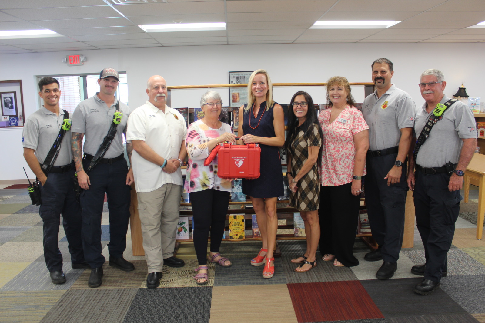 ISLAMORADA LIBRARY ACQUIRES AED THANKS TO ONE LOCAL GROUP