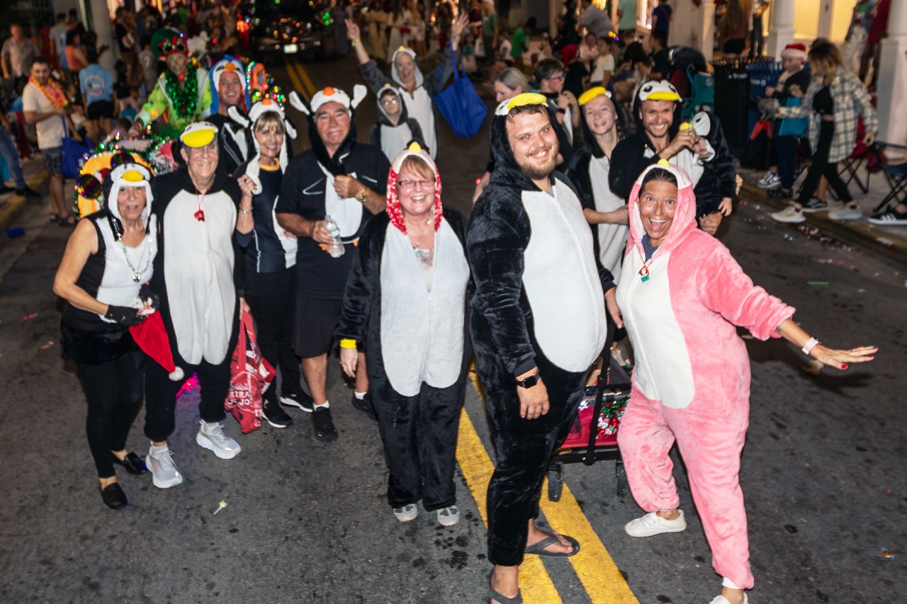 HOLIDAY SPIRIT FILLS KEY WEST’S HOMETOWN PARADE