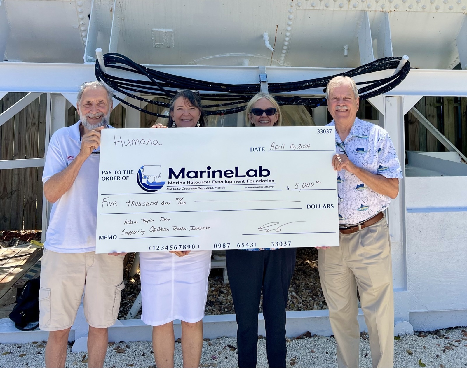 MARINELAB TEACHER INITIATIVE RECEIVES DONATION IN HONOR OF A YOUNG BOY ...