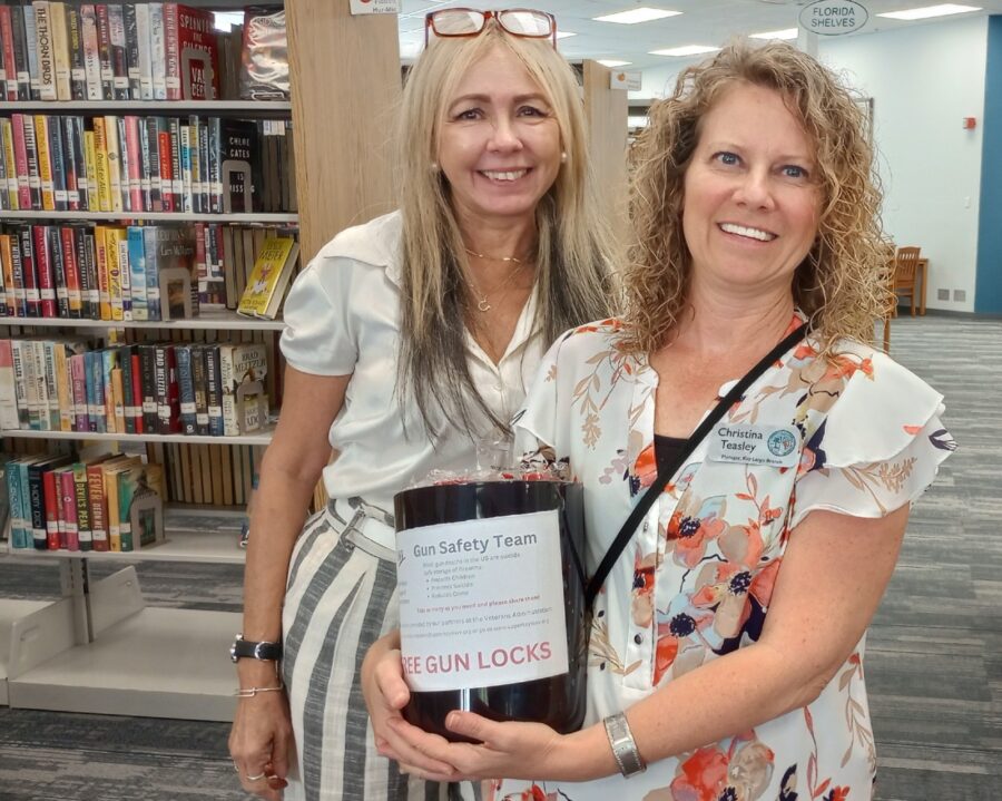 SAFE STORAGE: LEAGUE OF WOMEN VOTERS OFFER FREE GUN LOCKS TO UPPER KEYS ...