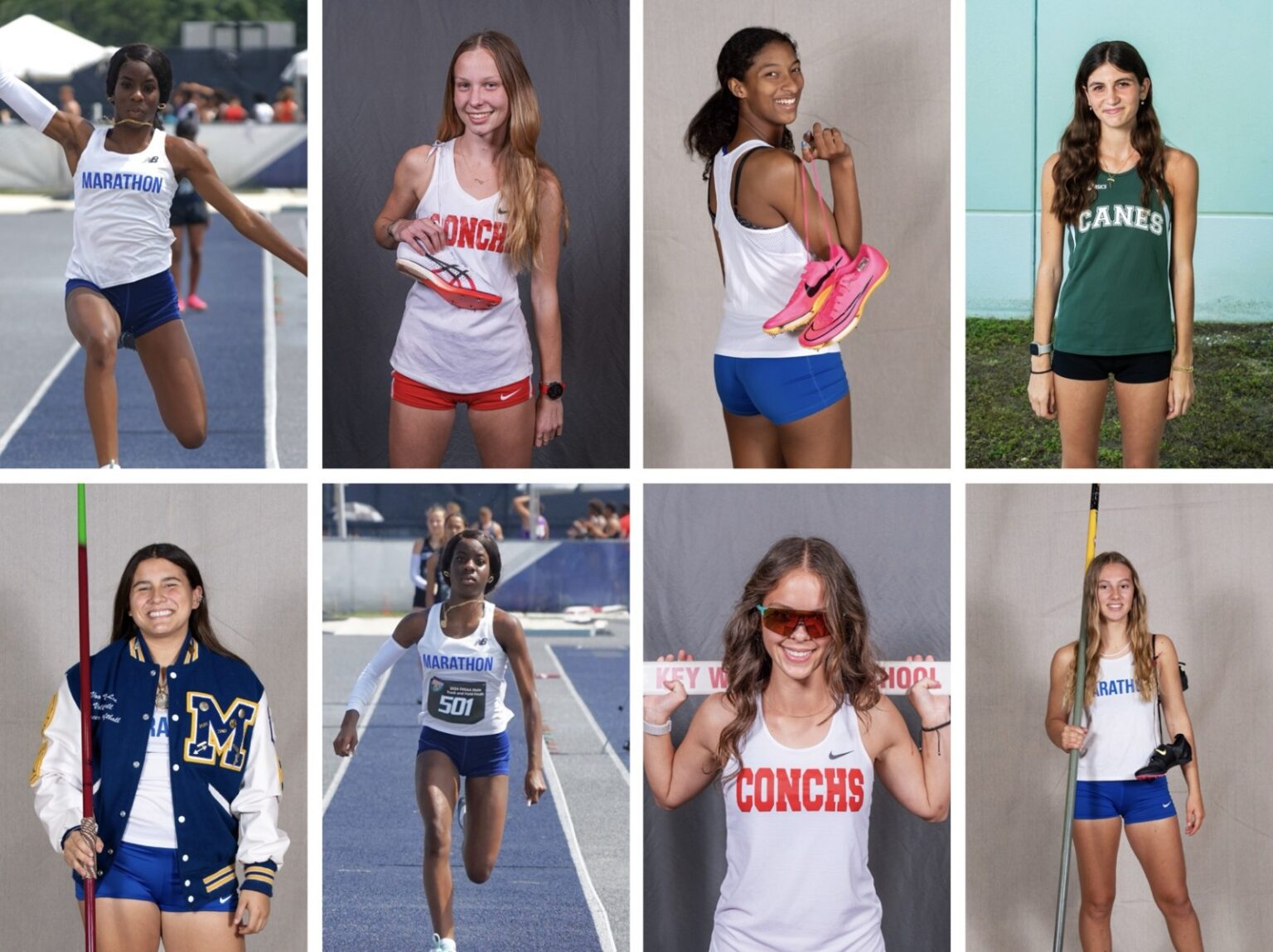 MEET THE 2024 ALL-KEYS GIRLS TRACK & FIELD TEAM