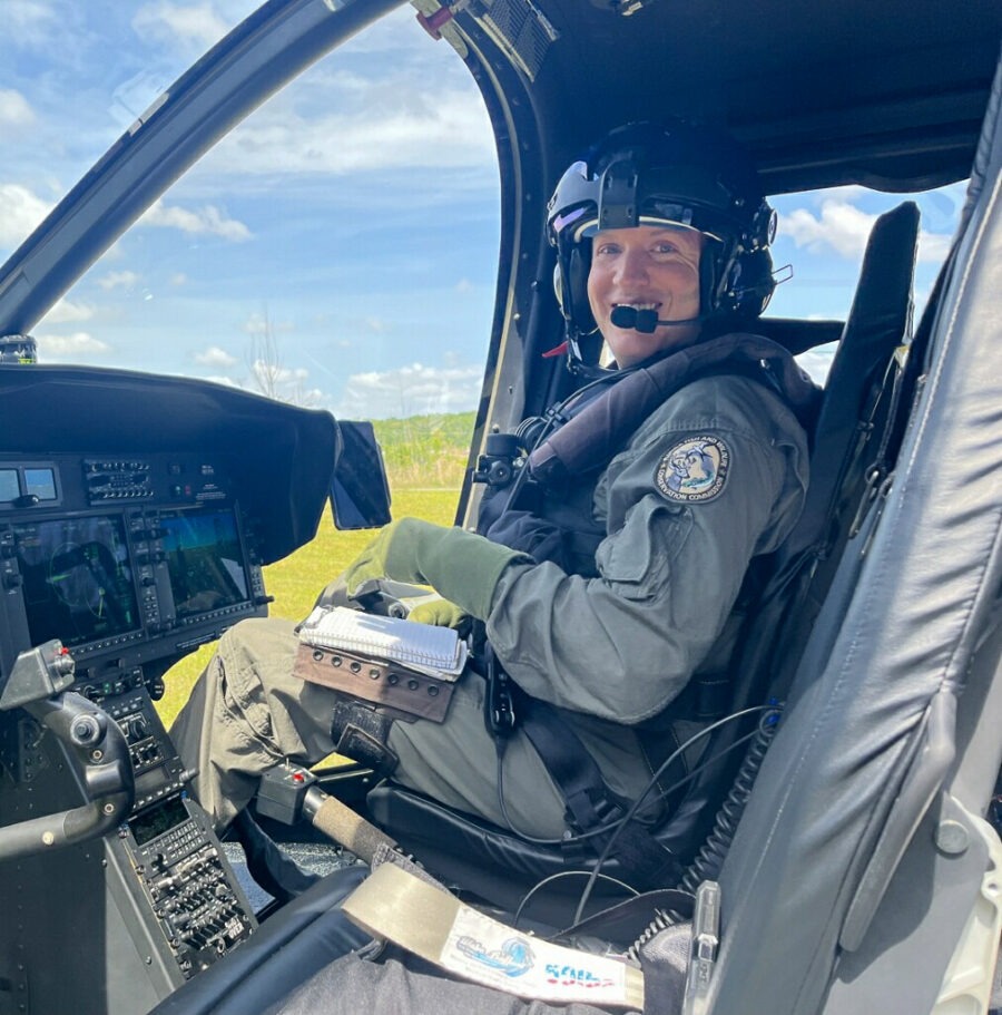 HELICOPTER PILOT INTERCEPTS BOAT SPEEDING TOWARD ALLIGATOR LIGHTHOUSE ...