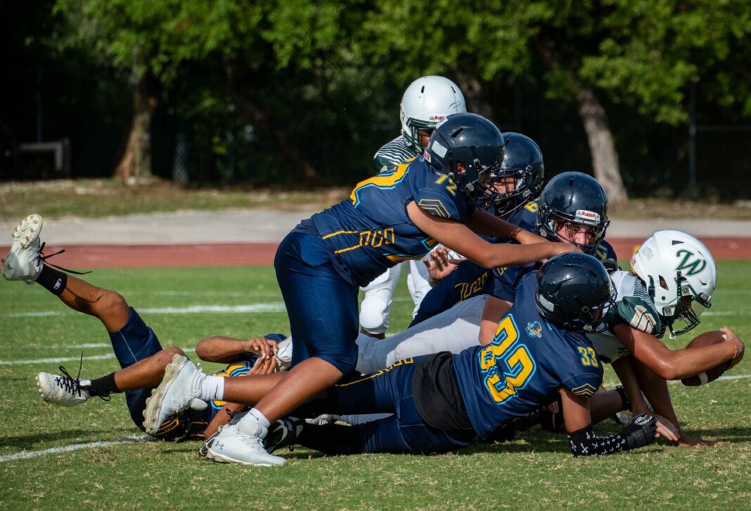 IN PICTURES: KEY LARGO MIDDLE SCHOOL FOOTBALL ENTERS YEAR 2