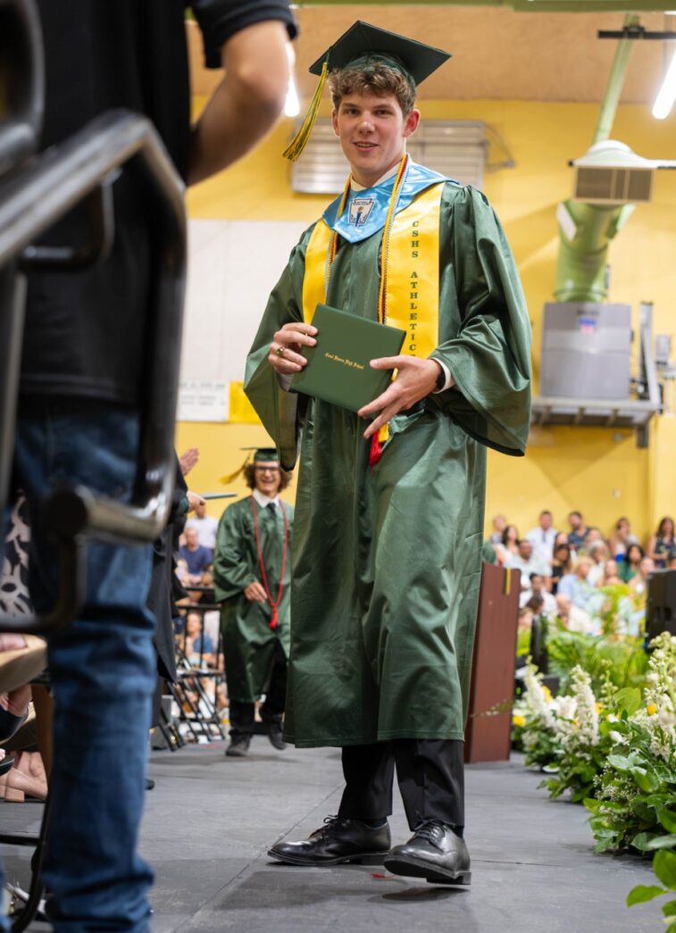 CORAL SHORES GRADUATES SECURE DIPLOMAS, FLING CAPS AT CEREMONY