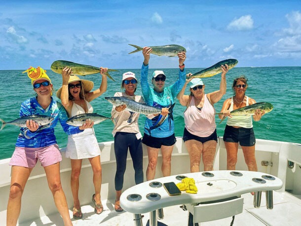 UPPER KEYS LADY ANGLER TOURNAMENT NETS 100 OFFSHORE FISH