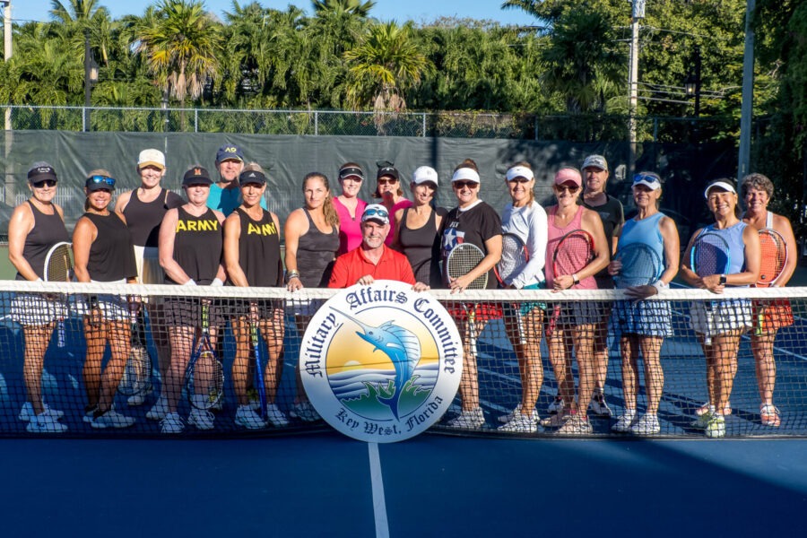 TENNIS TOURNEY SERVES UP SUPPORT FOR SERVICE MEMBERS