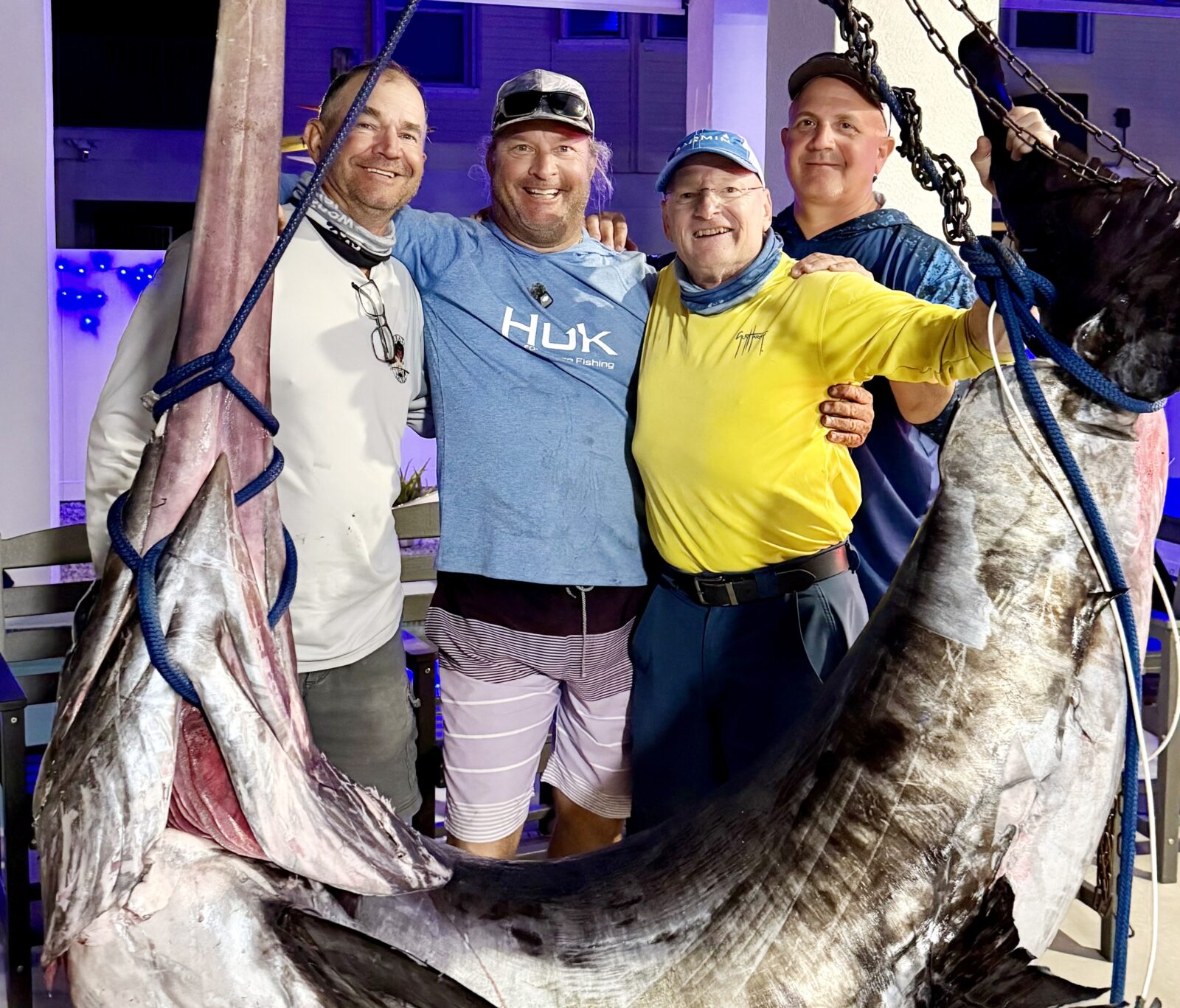 DUCK KEY CREW PULLS IN 400-POUND SWORDFISH